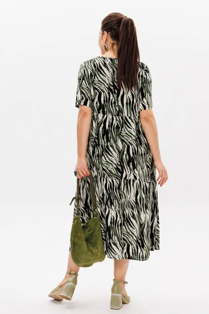 Платье 1408 зеленая тень Anelli купить - 7% скидка | в наличии